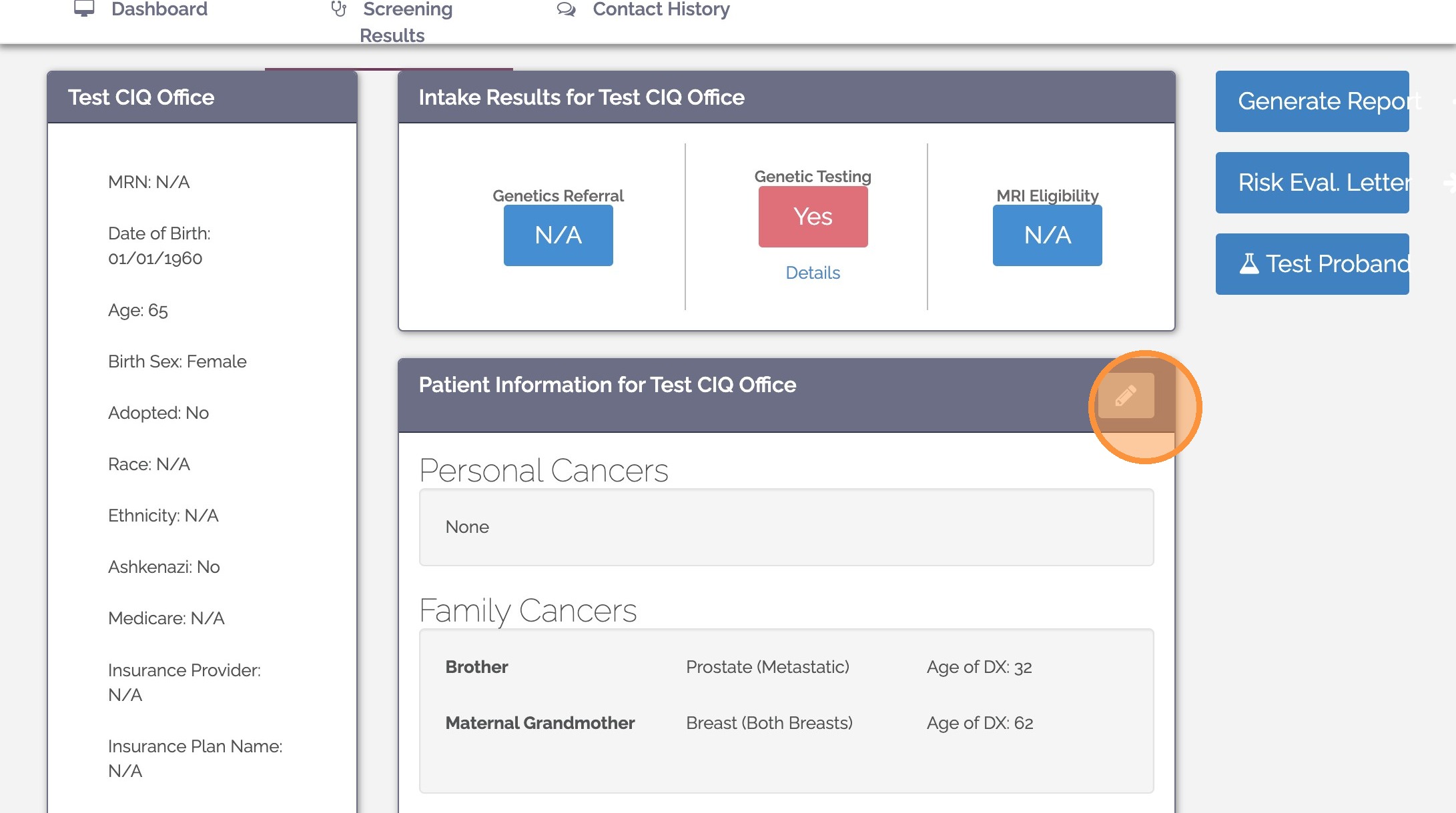 How do I change or edit patient information? – CancerIQ