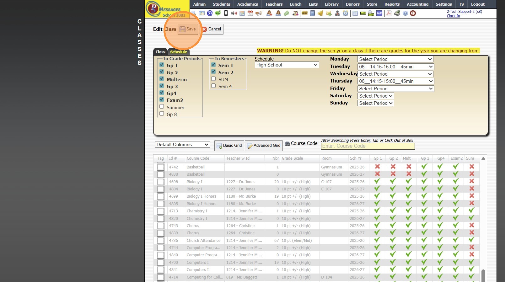 Why are Grades not Populating on the Report Card for a Class that has ...