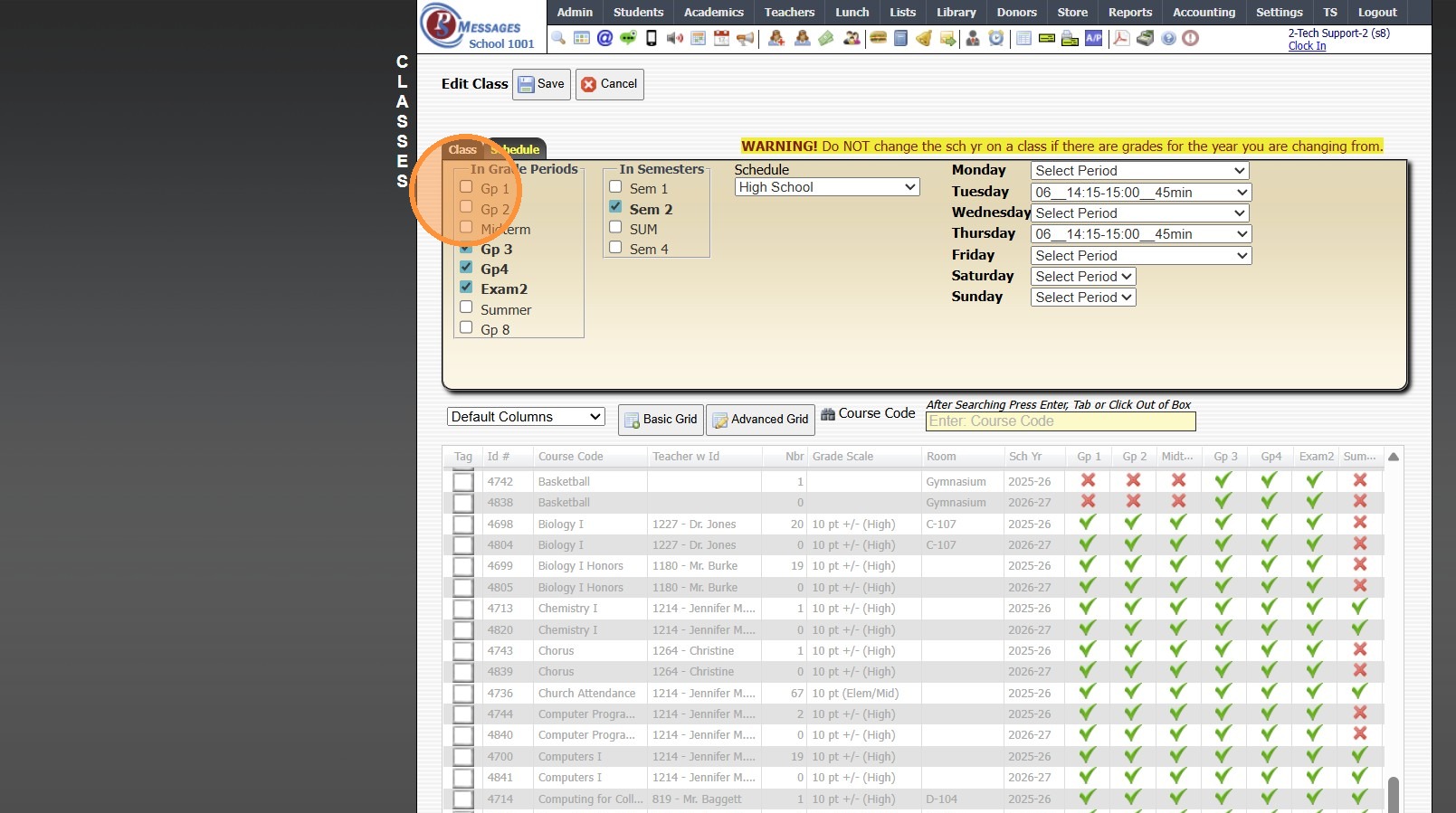 Why are Grades not Populating on the Report Card for a Class that has ...