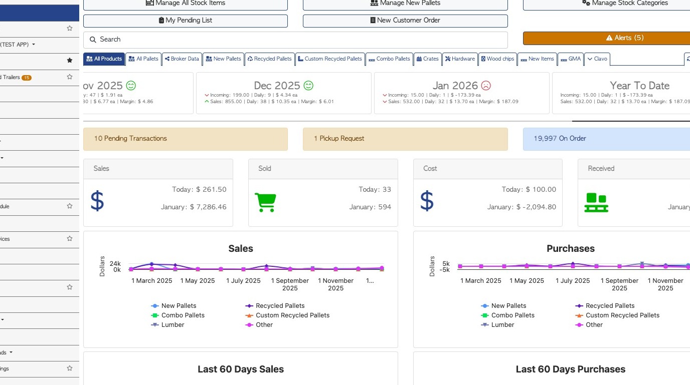 How to mark an Invoice as Posted/Exported/Locked in Pallet Connect