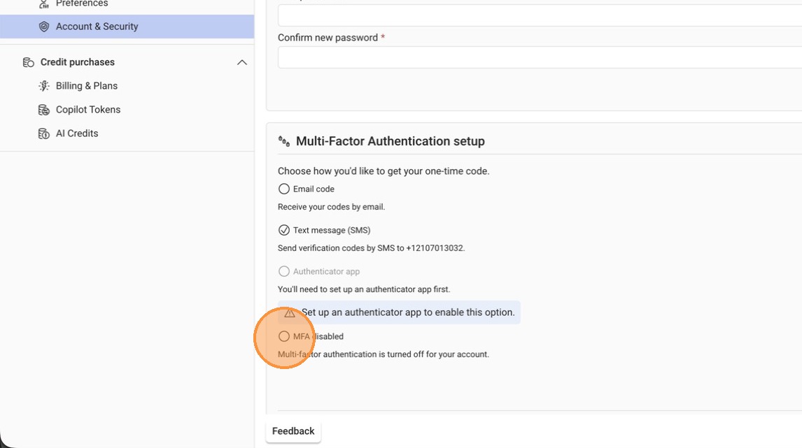 How to Disable Multi-Factor Authentication (MFA) in Chartnote