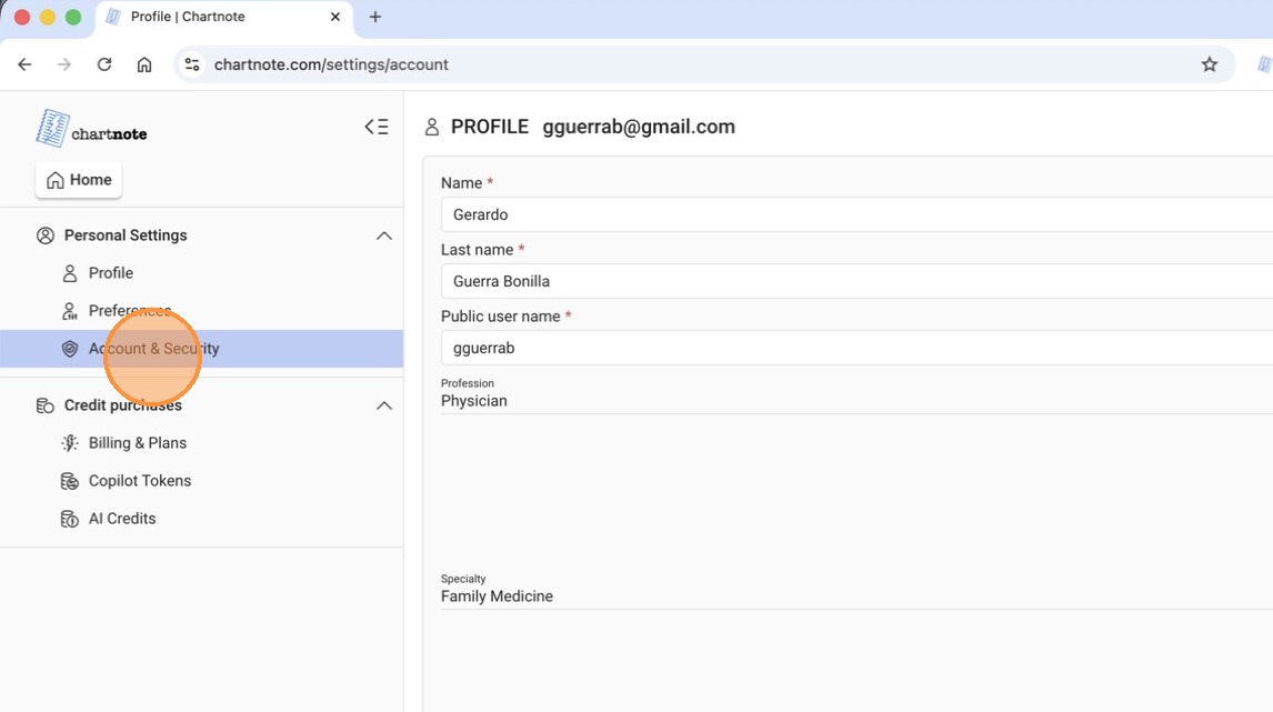 How to Disable Multi-Factor Authentication (MFA) in Chartnote