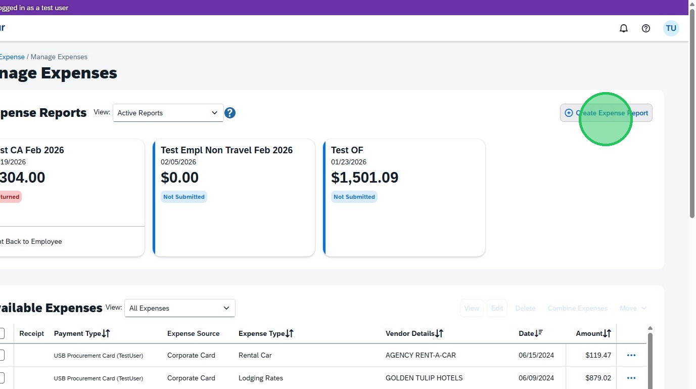 Concur Expense: How to Attach an Approved Request to a New Expense Report