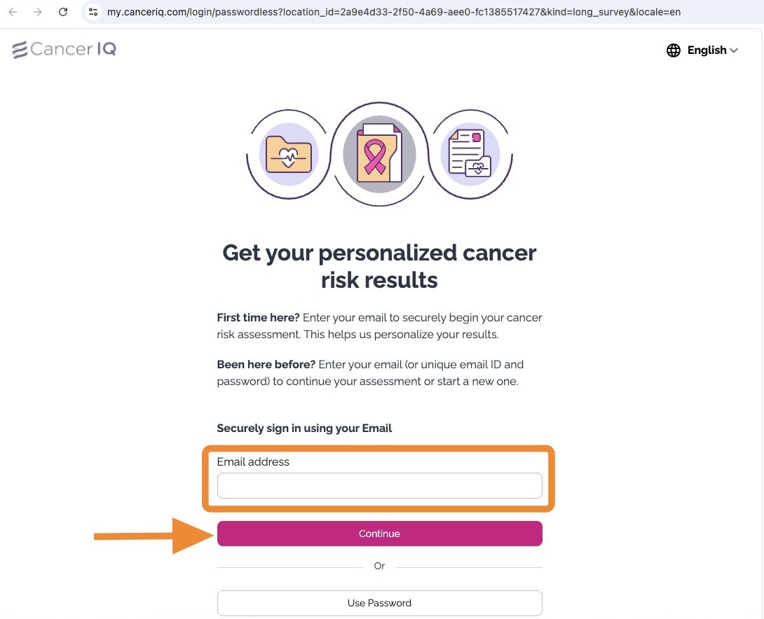 Getting Started with CancerIQ: Logging In & Taking the Survey – CancerIQ