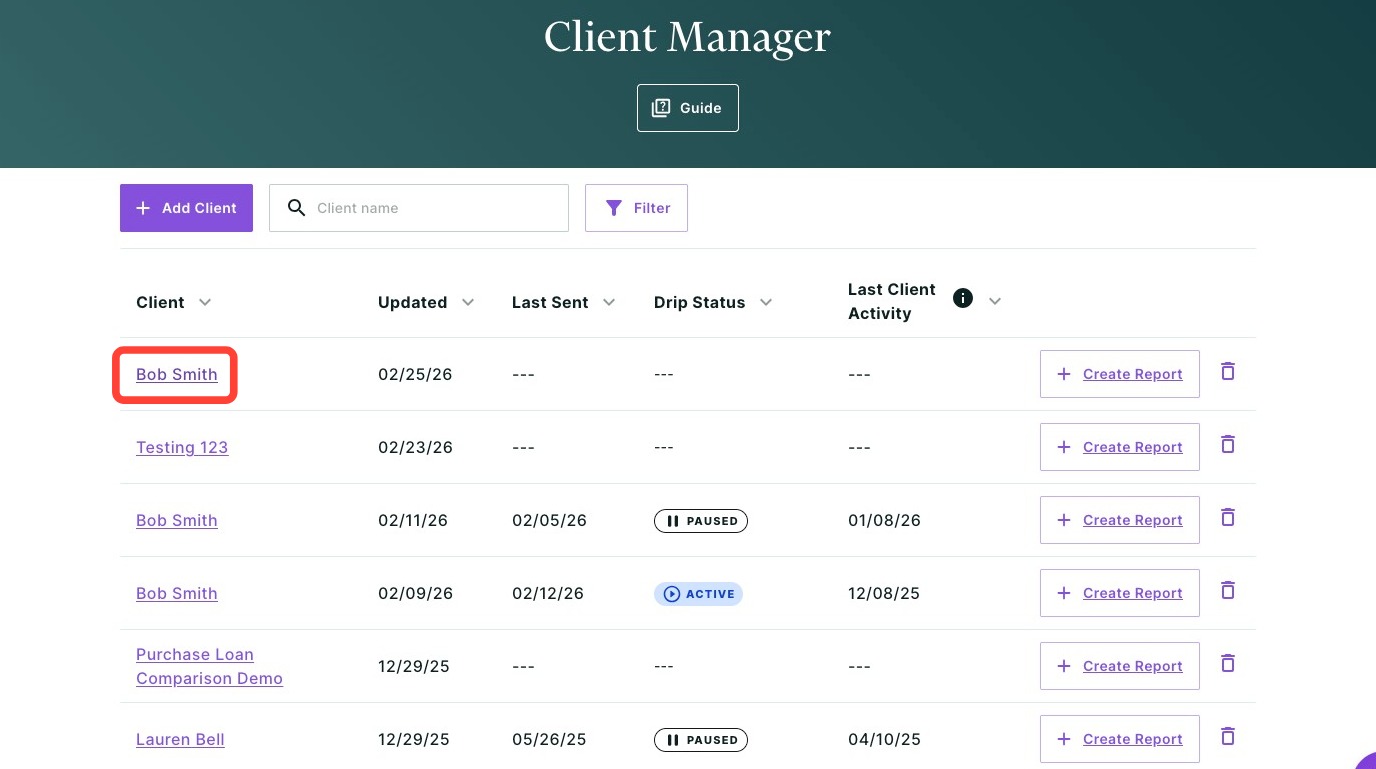 Viewing and Creating Client Reports within Client Manager – MBS Highway