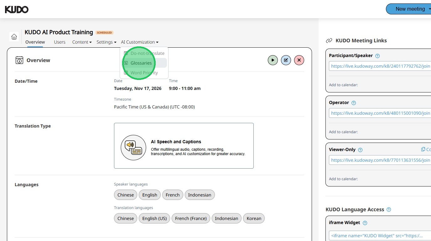 KUDO AI – KUDO Support